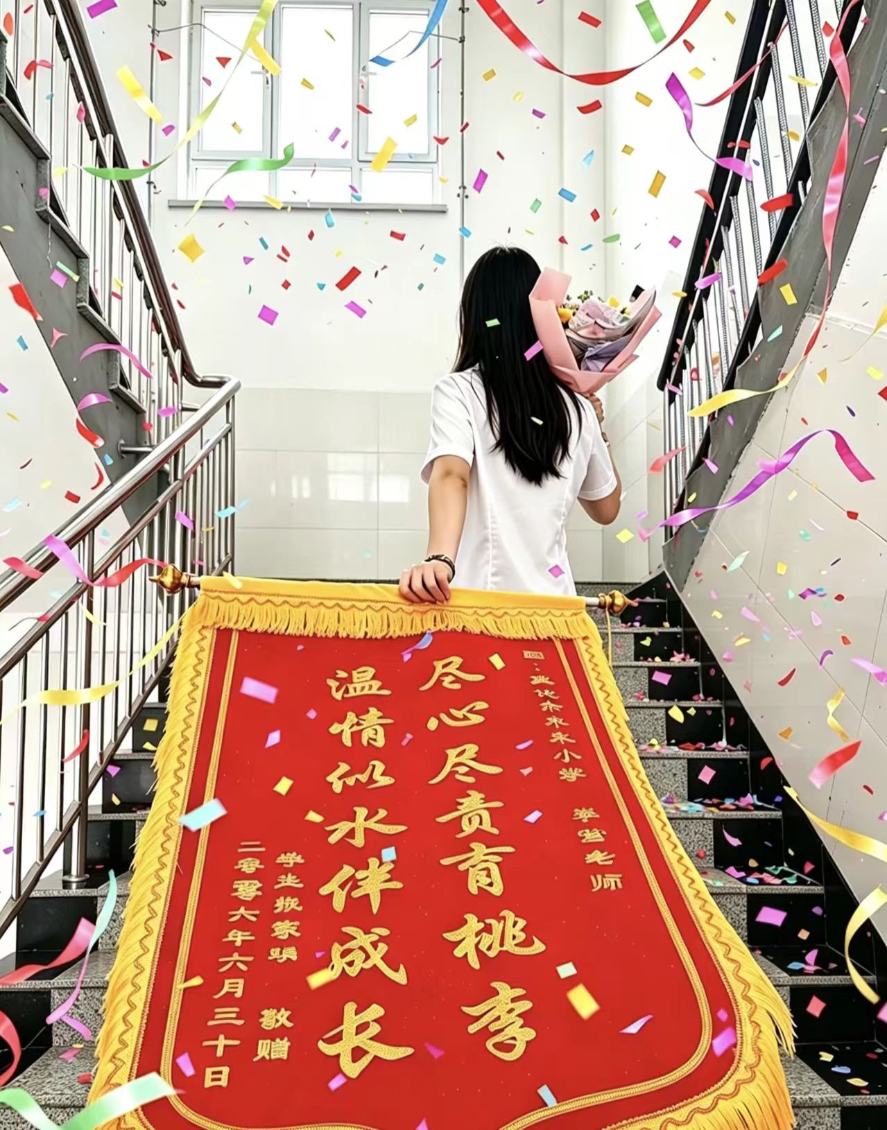锦旗定做定制感谢医生送幼儿园老师物业驾校教练律师民警月嫂仙家