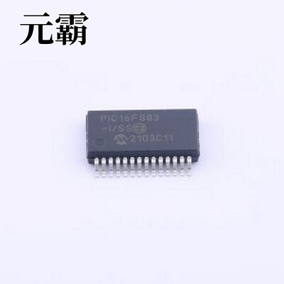 PIC16F883T-I/SS 单片机(MCU/MPU/SOC) PIC16F883T-I/SS SSOP-28-