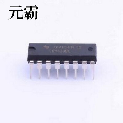 CD4520BE 计数器/分频器 8MHz 4位二进制计数器 DIP-16
