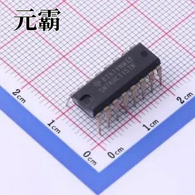 SN74HCT157N PDIP-16 信号开关/编解码器/多路复用器
