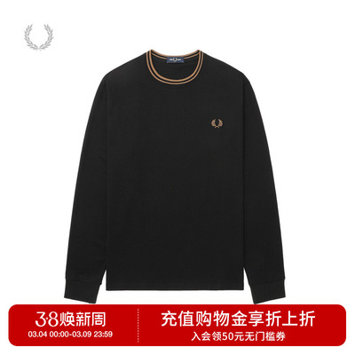 FREDPERRY圆领长袖T恤时尚有型