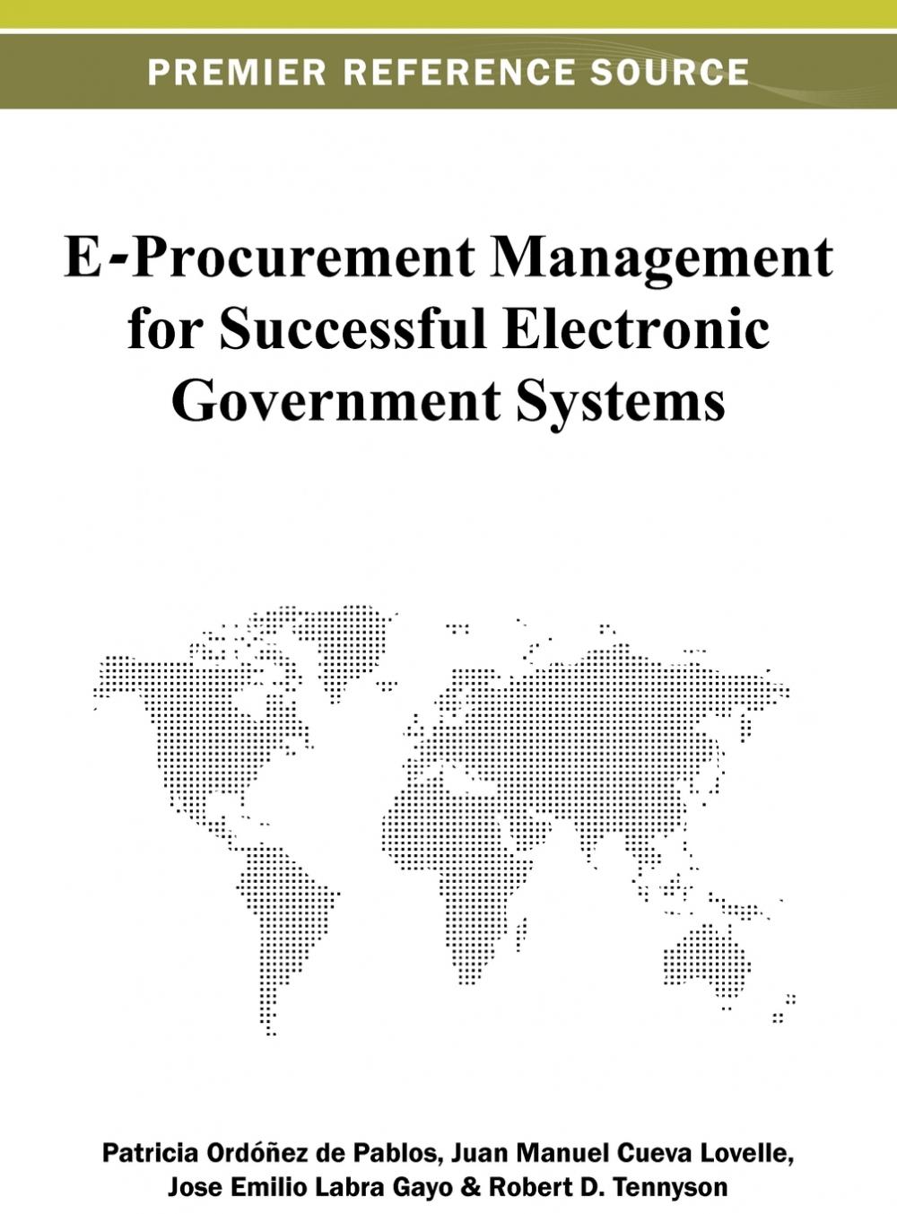 【预售按需印刷】E-Procurement Management for Successful Electronic Government ...