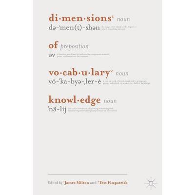 预售 Dimensions of Vocabulary Knowledge英文原版 Bloomsbury