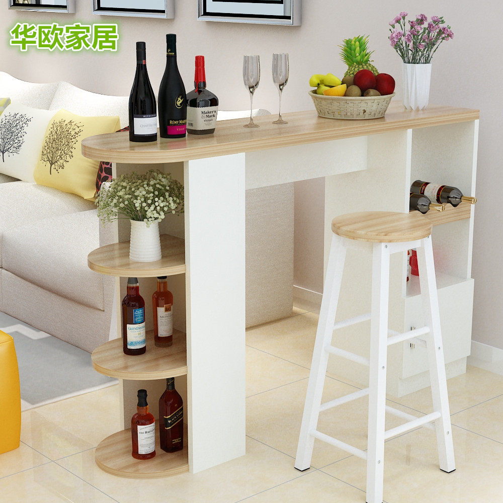 Buy New Living room Bar table simple modern against the wall small bar ...