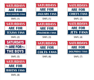 外贸球迷旗帜车旗Saturdays Are For The Boys Flag亚马逊WISH