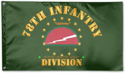 外贸货源78th Infantry Division Lightning Flag亚马逊WISH EBAY