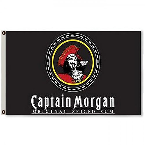 2But Captain Morgan Rum Flag Banner亚马逊 WISH EBAY热卖