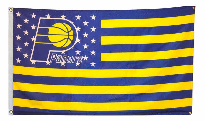 外贸货源印第安娜步行者NBA Indiana Pacers Flag亚马逊WISH EBAY