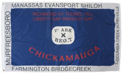 外贸货1st & 15th Arkansas Infantry Reg FLAG亚马逊 WISH EBAY