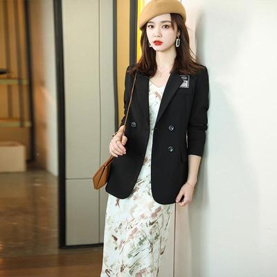 货冬新女士长现8629袖职秋业小西服正式装款女外套销售工作服厂家