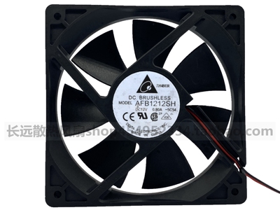 台达 12025 12厘米12V0.80A四线PWM自动控速大风量风扇AFB1212SH