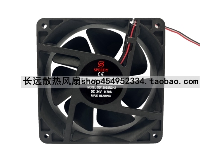 原装SPEEDY SD12038R2H2 24V 0.70A 12CM 12038 电焊机散热风扇