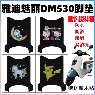 雅迪魅丽DM530脚垫防水防滑耐磨
