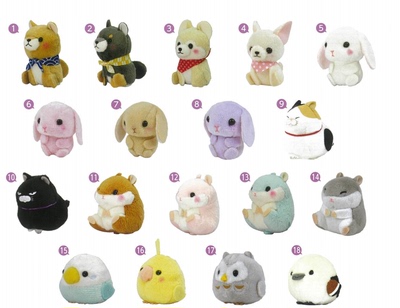 Amuse动物玩偶可爱小鸟挂件可爱