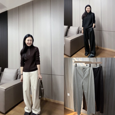 断码捡漏～29863显瘦时尚皮裤弯刀裤