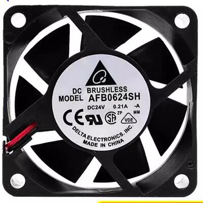 全新台达 AFB0624H/HH/VH/SH/EH 6025 24V 双滚珠变频器散热风扇