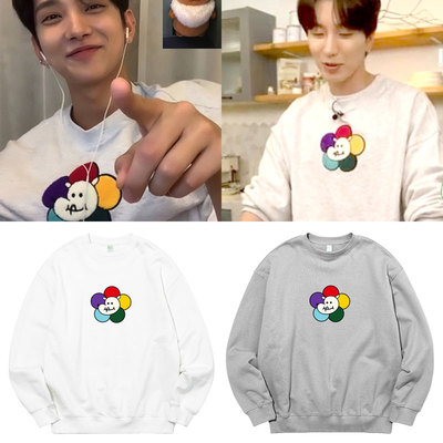 SEVENTEEN洪知秀SuperJunior利特同款卫衣服宽松加绒薄秋冬上衣