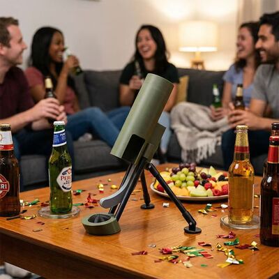 跨境新品Beer Bottle Mortar  Opener 迫击炮啤酒开瓶器节日礼品