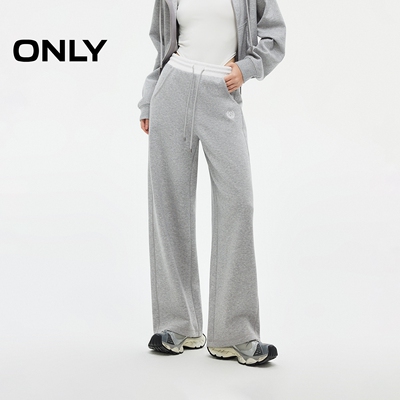 ONLY2025冬新款撞色腰头设计直筒裤长裤休闲裤女|12541D012