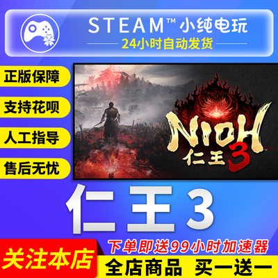 Steam正版仁王3国区礼物激活