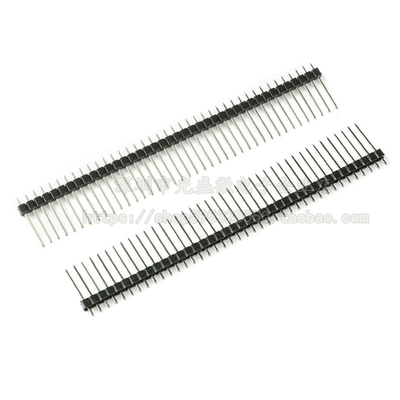 单排针 1*40P 间距2.54MM 针长25mm 单排直针 1X40PIN 单排插针