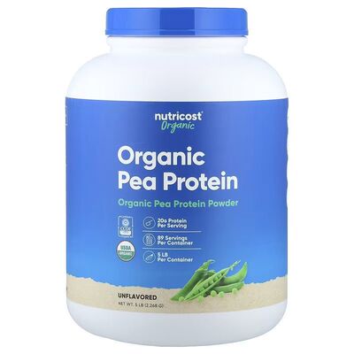 Nutricost Organic pea protein powder 有机豌豆蛋白粉增肌健身