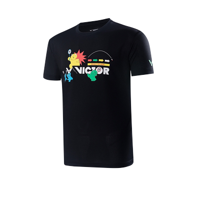 胜利羽毛球服运动速干短袖T恤