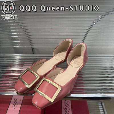 rv干枯玫瑰平底凉鞋女真皮夏季外