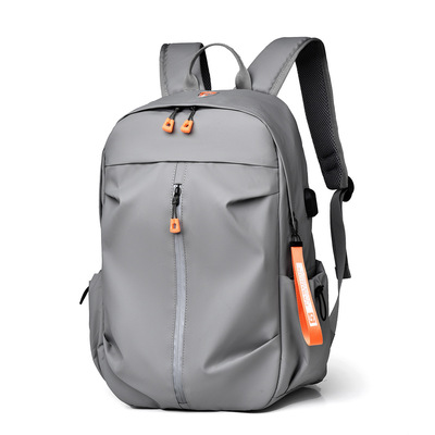New Backpack 15.6-inch Waterproof Splash Book Bag USB双肩包