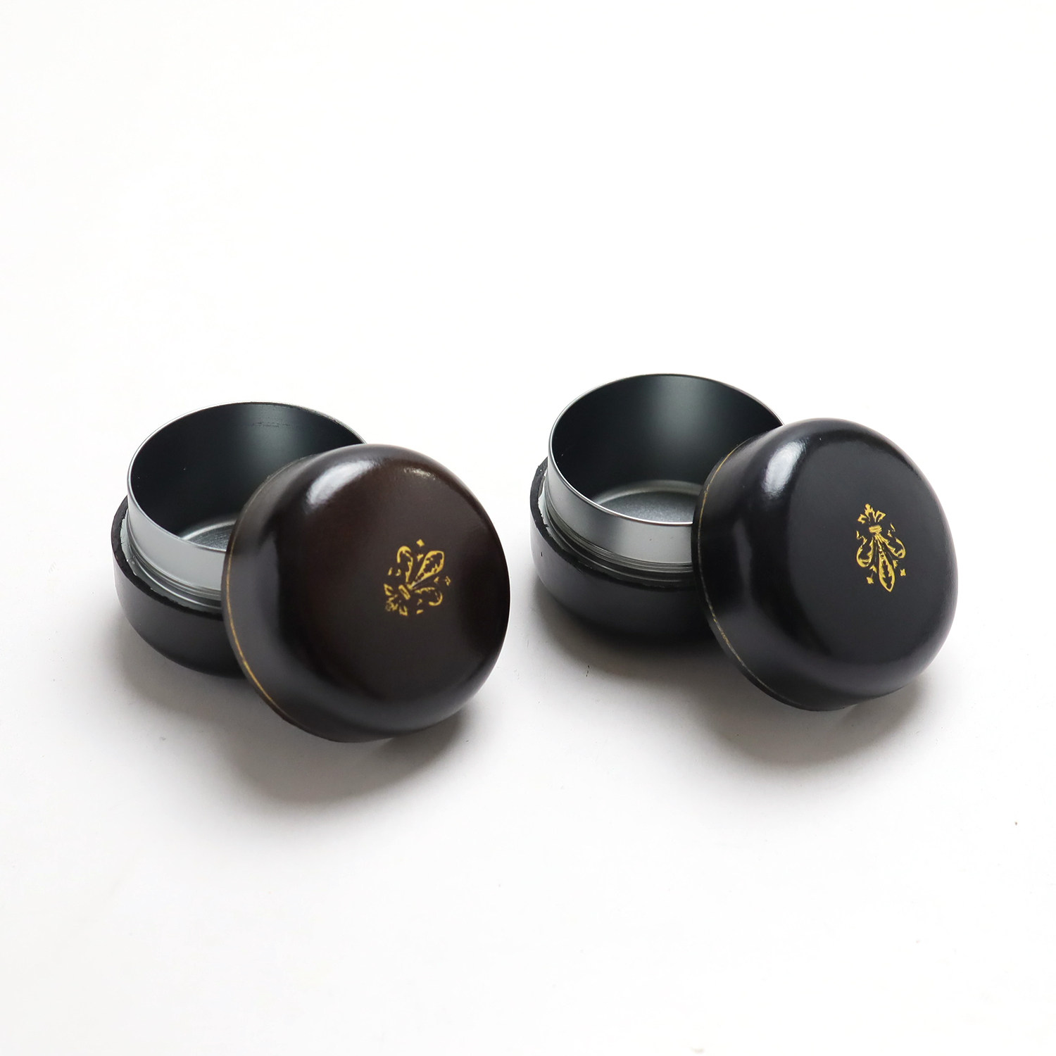 创意便携迷你小号茶叶罐药罐礼品盒储物罐牛皮手工定制高级轻奢