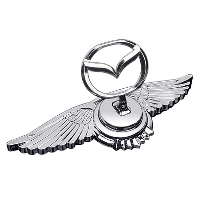 马自达3昂克赛cx-5/30/4/8睿翼阿特兹改装汽车车标立标机盖飞鹰标