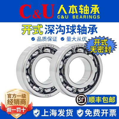 人本6204轴承6203开式6206高速6205正品6201大全6202 6309/C36308