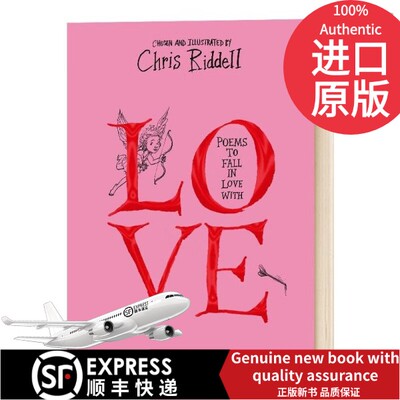 现货英文原版书英文原版 Poems to Fall in Love With 爱的诗歌 英文版 进口英语原版书籍Chris Riddell出版社9781529023251进口书
