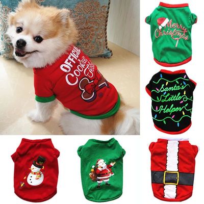Christmas Dog Clothes New Year Pets Dogs Clothing For Small