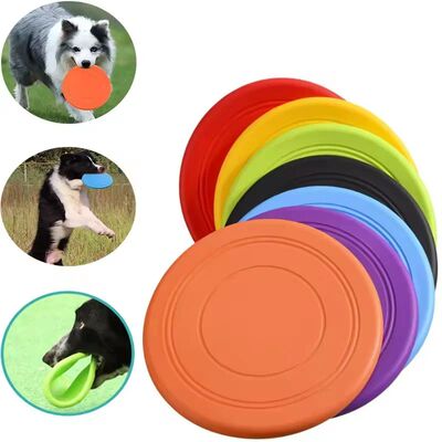Durable Chewable Pet Training Frisbee Toy Tear Resistant Sof