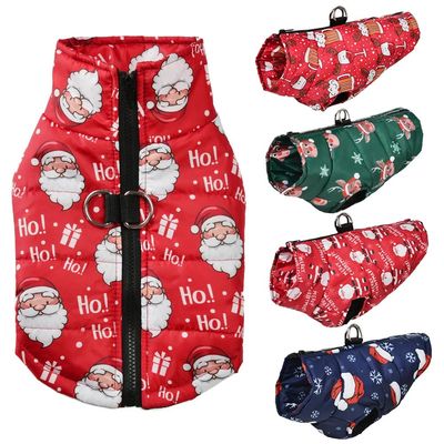 Winter Dog Clothes Christmas New Year Jacket For Small Dogs