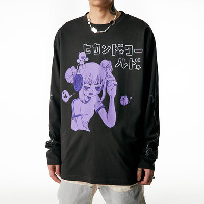 2727WORLD长袖男女同款T恤