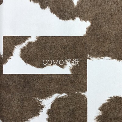 法国进口CASADECO 皮毛拼块肌理感背景墙纸LEAT87182518 87189514