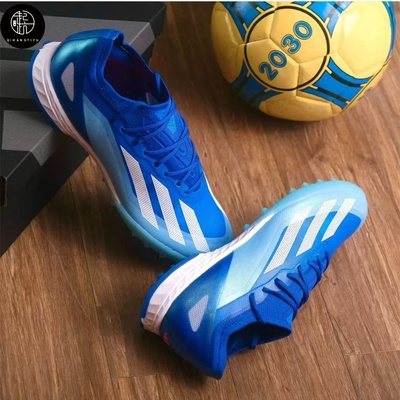 Adidas X Crazyfast.1 AG短钉圆头系带搭胶质短钉足球鞋IF0163