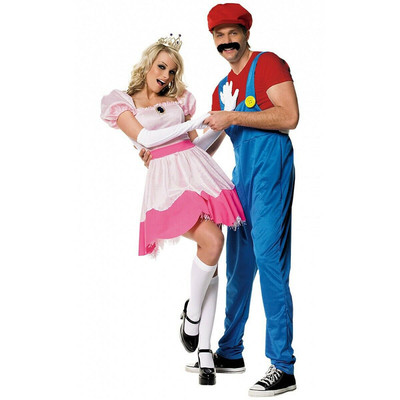 Halloween Costume Cosplay Super Mary Obichi Princess Mario G