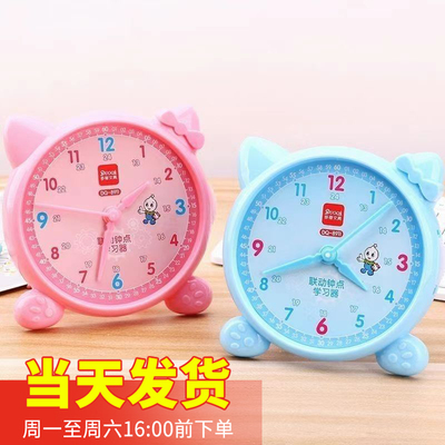 一至三年级课本同步三针联动时钟模型联动儿童认知时钟教学具8911