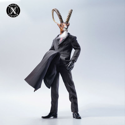 现货 Mostoys 1/6 北山羊伯爵头雕 真动物酷场景模型兵人摆件