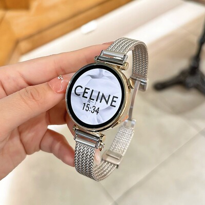 适用vivowatch3表带麦穗爱心纹gt1/2磁吸扣watch2智能运动vivo手表iqoo新款金属女生高级感夏watch3/2手表带