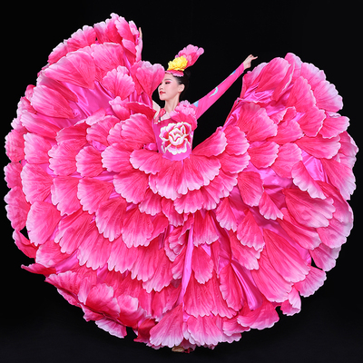 新款盛世服装开场舞大摆裙