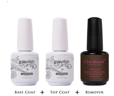 15ml Top Coat Bese Coat Nail Polish Gel Varnishe