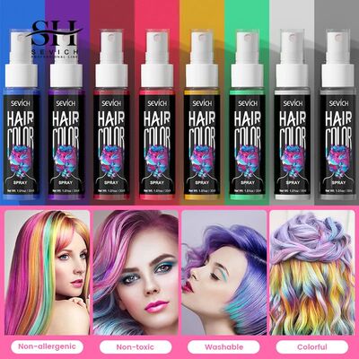 Hair Color Spray Hairs Dyed Hair Colour Styling Product Long