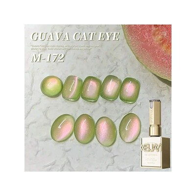 15ml Guava Cat Eye gel nail polish, UV LED curing, long-acti