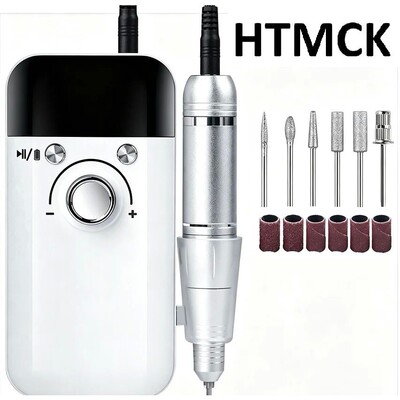 Portable Nail Drill Machine 45000RPM Low Noise Rechargeable