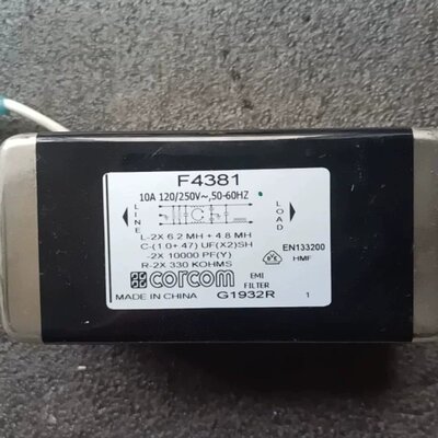 议价CORCOM F4381电源滤波器，件，10A 120/