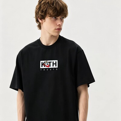 KITH treats box美式高街潮夏季宽松男女情侣卡通印花纯棉短袖T恤